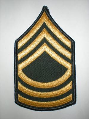 US ARMY MASTER SERGEANT E-8 RANK - ARMY GREEN -1 PAIR | eBay
