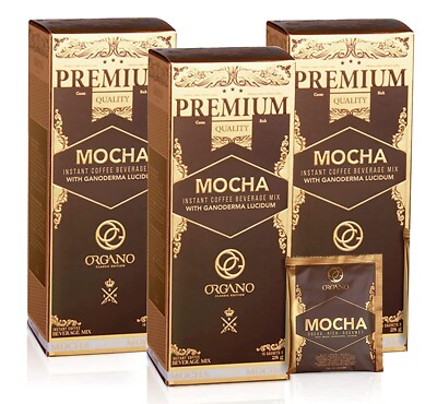 3 Boxes of Organo Gold Ganoderma Gourmet - Gourmet Cafe Mocha (15 ...