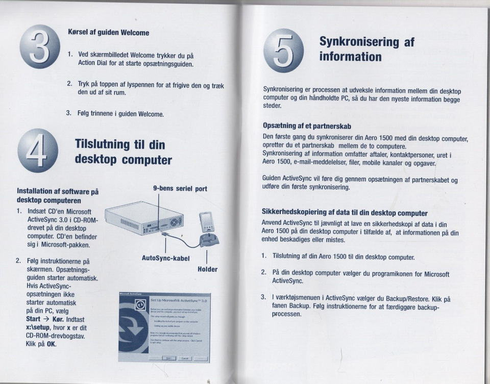 ITHistory (1999) COMPAQ MANUAL AERO 1500 PalmSize PC Dansk Ned Suomi ...