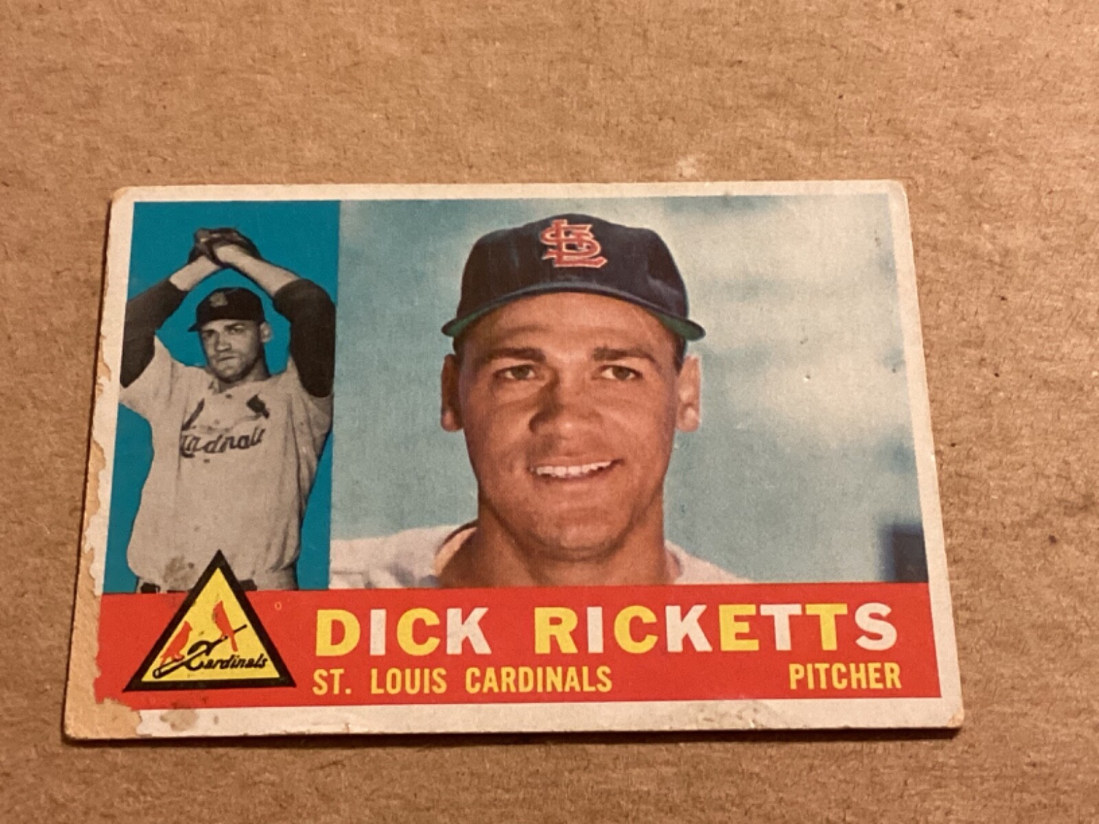 1960 Topps baseball card # 236 Dick Ricketts - EX - Lite Corner Wear ...