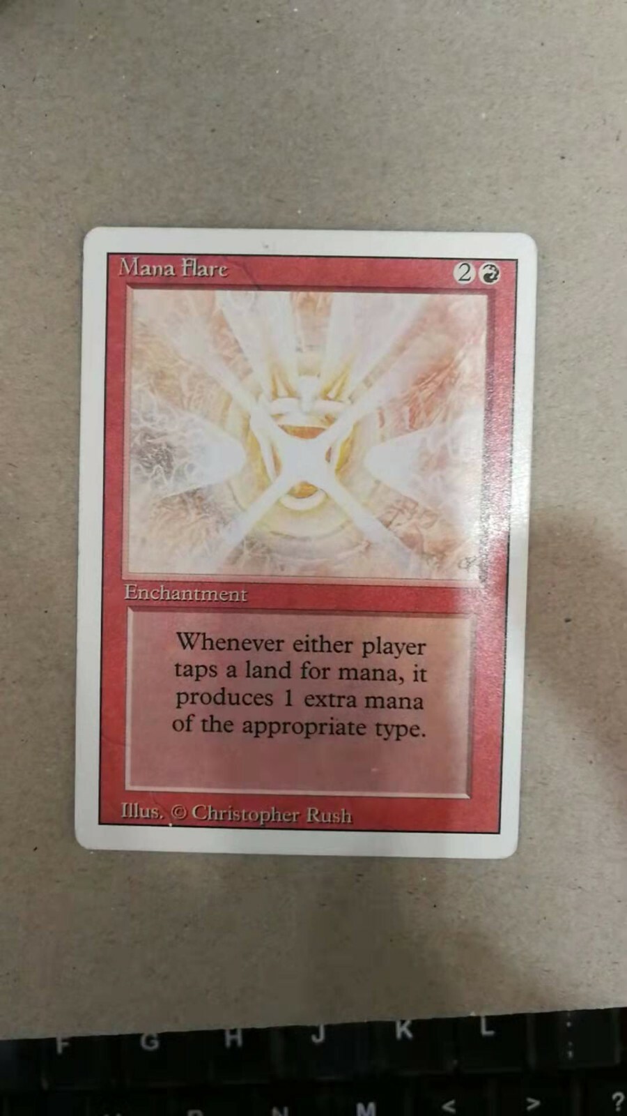 Mana Flare Magic the Gathering Revised Edition #1 | eBay Australia