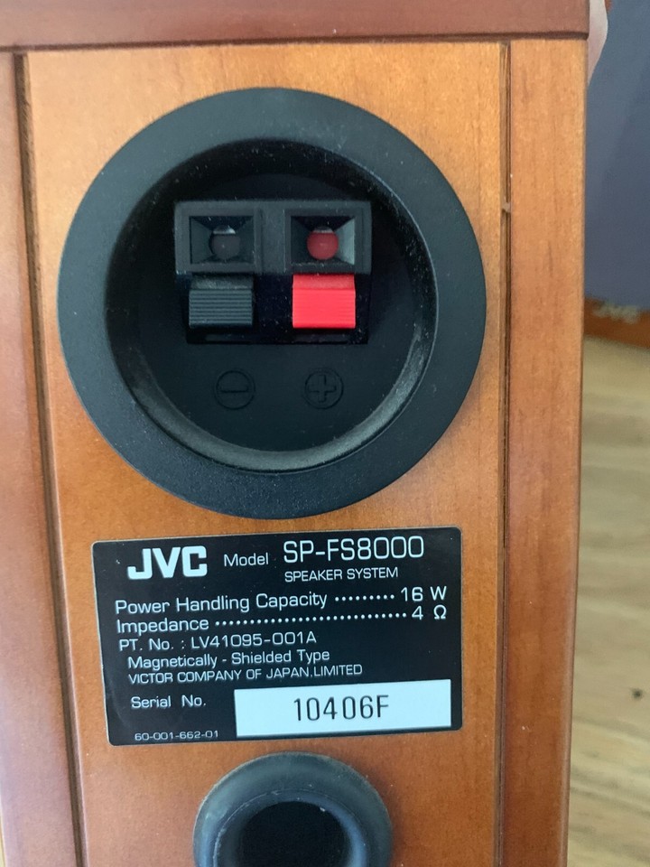 2 - JVC SP-FS8000 Ultra Compact Component System Speakers | eBay