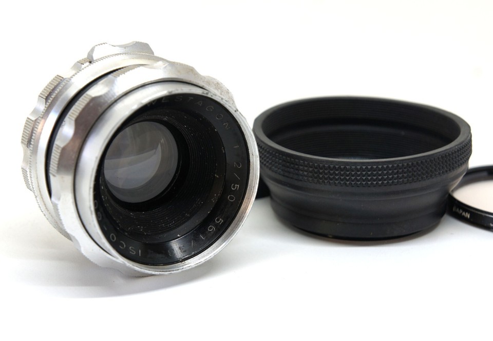 VERY RARE ISCO GOTTINGEN WESTAGON 2/50 mm German lens M42 SCREW Mount ...