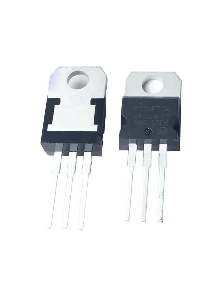 10pcs STP75NF75 TO-220 P75NF75 75N75 MOSFET Transistor | eBay