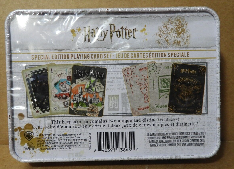 (WIZARDING WORLD) HARRY POTTER SPECIAL EDITION PLAYING CARD SET NEW! | eBay