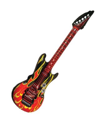 Large Flame Inflatable Electric Guitar | eBay