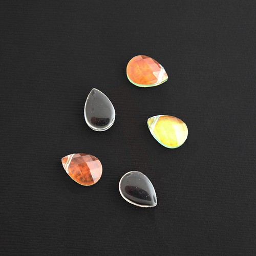 2 Color Changing Glass Pendant Charms - Z034 | eBay
