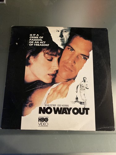NO WAY OUT laserdisc LD KEVIN COSTNER PLOT TWIST THRILLER DRAMA VG | eBay