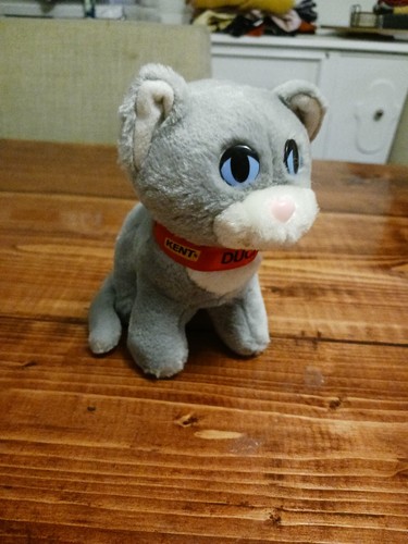 Kent Duchess Animal Fair Pluah Gray Cat Kitten | eBay