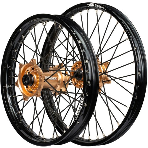KTM 150 SX 2010-2012 Envy / DID Wheelset 21/19 Black Rims Copper Hubs ...