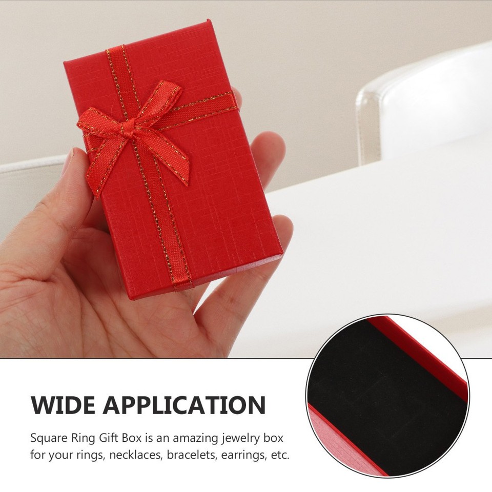 24 Pcs Earrings Container Necklace Packing Boxes Small Jewelry Case ...