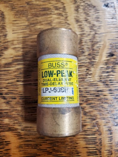 BUSSMANN LPJ-60SP Low-Peak Dual Element Time Delay Fuse 60 Amp 600 V ...
