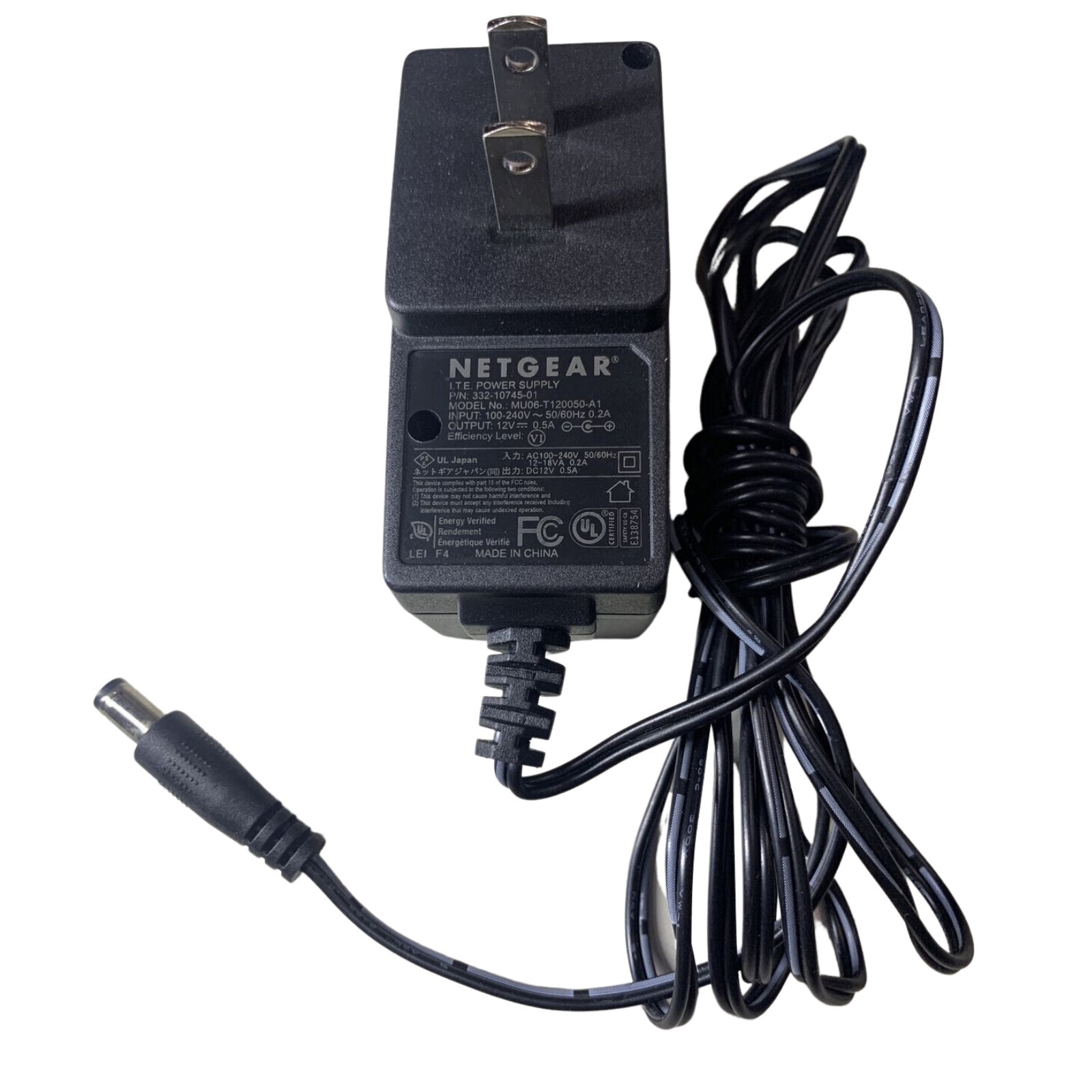NETGEAR 332-10745-01 MU06-T120050-A1 AC Adapter For CM700 CM400 S8000 ...