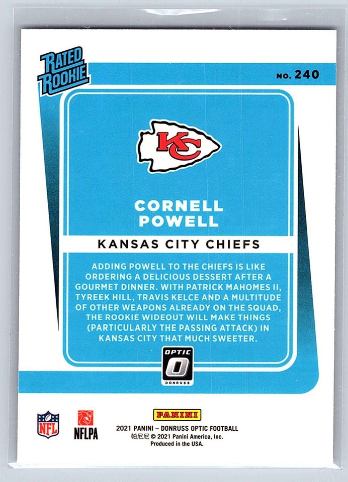 2021 Donruss Optic #240 Cornell Powell | eBay