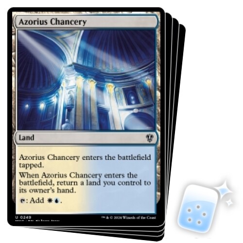 AZORIUS CHANCERY X4 Murders At Karlov Manor: Commander Magic MTG MINT ...