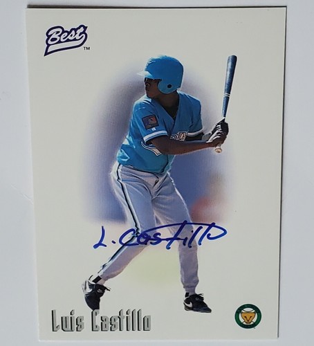 LUIS CASTILLO 1996 Best Minor League Autograph Card AUTO RC Blue Ink | eBay