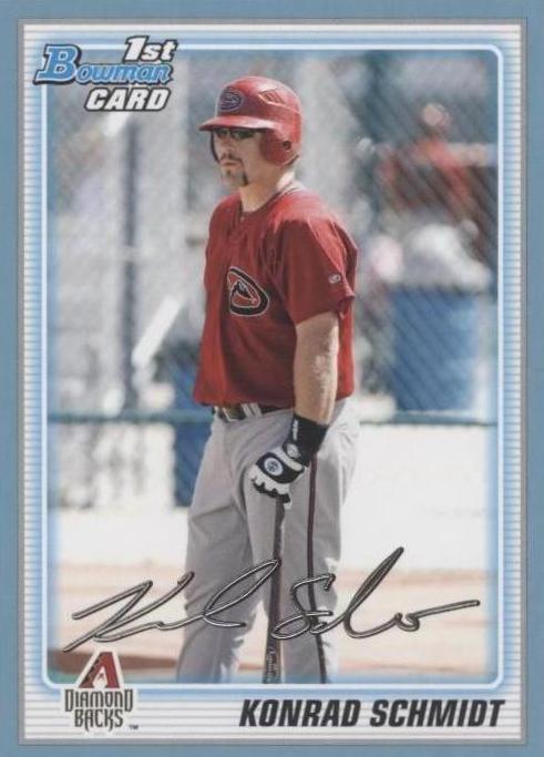 2010 Bowman - Prospects Konrad Schmidt #BP6 Blue /520 (RC) for sale online | eBay