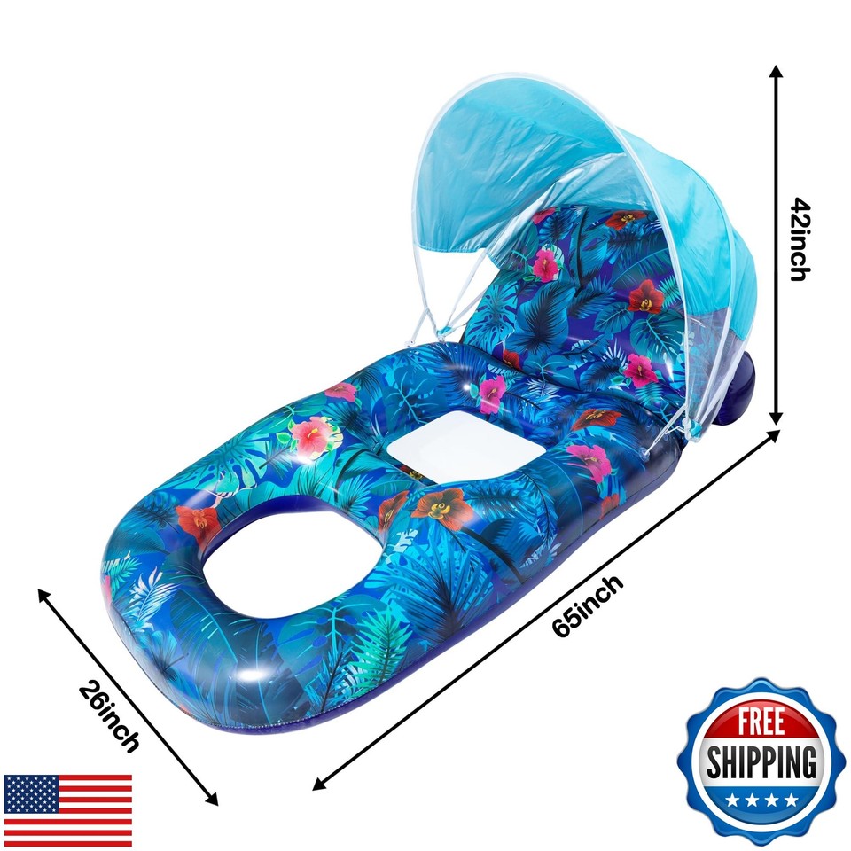 FindUWill Pool Floats with Canopy Adults - Extra Large Pool Float ...