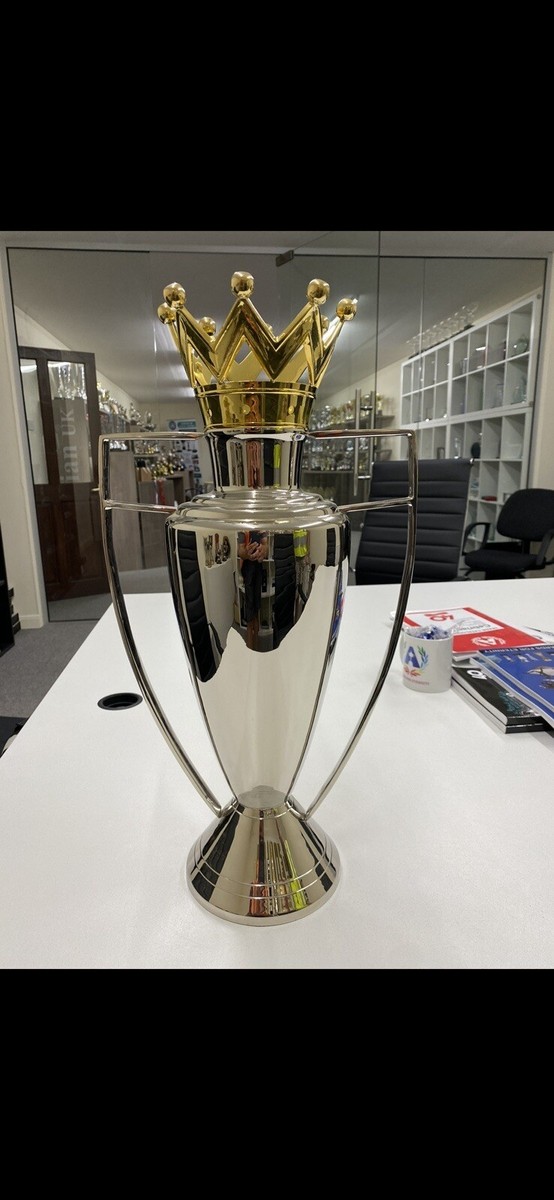Premier League Trophy Replica Ebay.com European Football Cup Silver