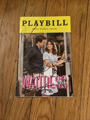 Sara Bareilles and Gavin Creel SIGNED Waitress the Broadway Musical ...