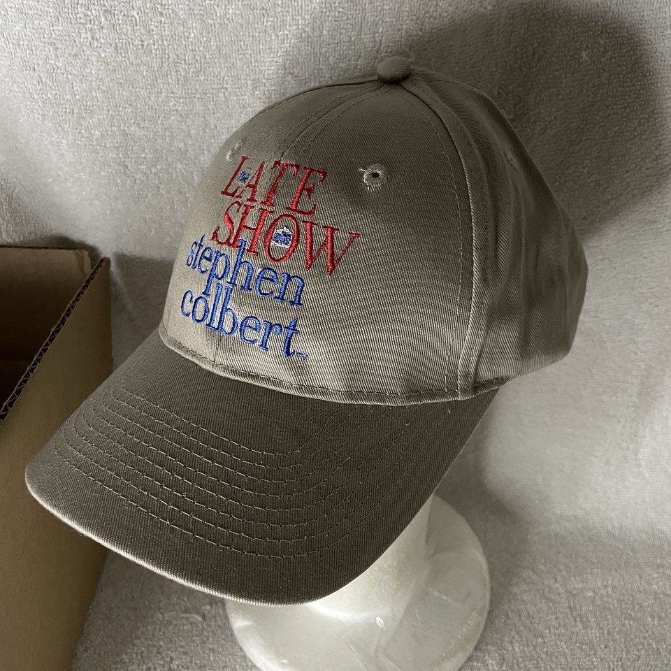 "Late Show Stephen Colbert" Official Swag Hat Adjustable Show Cap Size ...