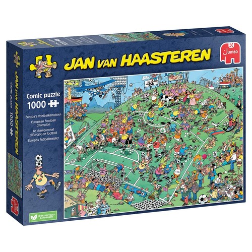 Jumbo Spiele GmbH JUM01815 Jan Van Haasteren: Fußball EM 2024 (1000 ...