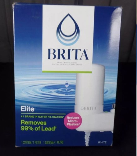 BRITA Elite Faucet Mount Filtration System Water Remove Lead ...