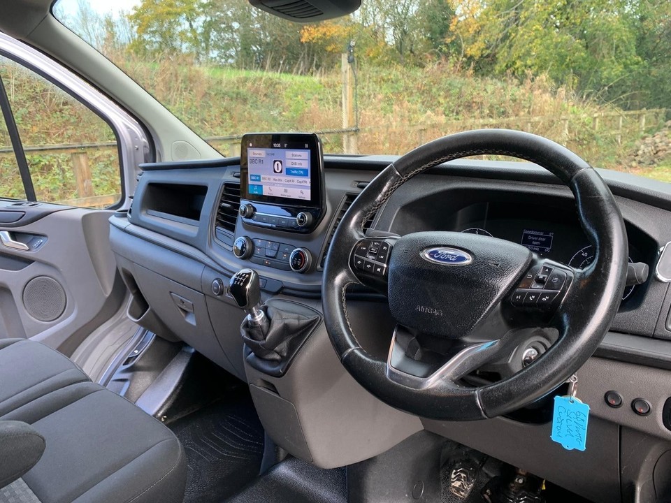 2019 FORD TRANSIT CUSTOM SWB TREND SILVER **WET BELT DONE**NO VAT ...