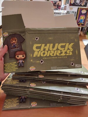 LOT OF 10 EMPTY BOXES ONLY Funko Pop Chuck Norris TARGET EXCLUSIVE READ ...
