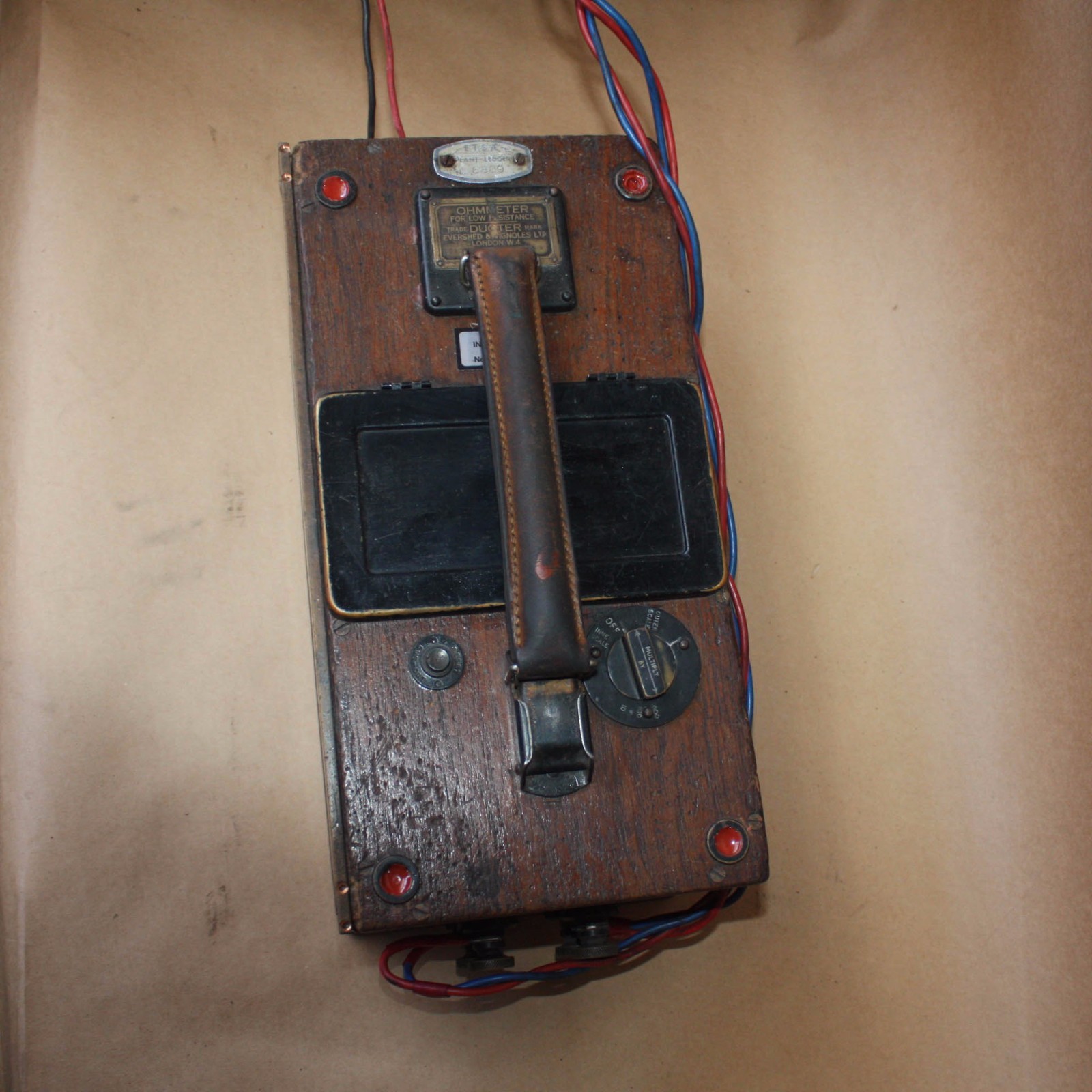 DUCTER OhmMeter Ohm Meter Model Earth low resistance meter vintage ...