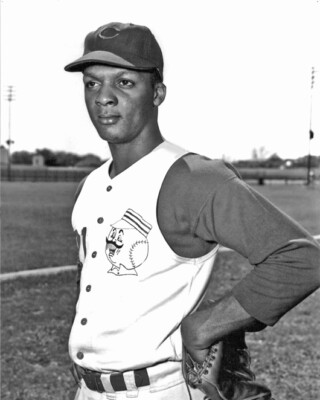 Cincinnati Reds CURT FLOOD Glossy 8x10 Photo Rookie Year Print Baseball ...