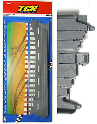 1pc TYCO TCR Slot less Car Total Control Race TRACK 15" DANGER ZONE ...