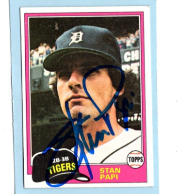 Autographed Stan Papi Tigers 1981 Topps signed | eBay.de