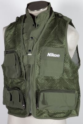 Official Nikon Photo Vest Jacket Outdoor Size L M D7500 D850 D5 Body ...