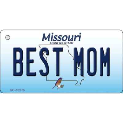 Best Mom Missouri State License Plate Tag Key Chain KC-10275 | eBay