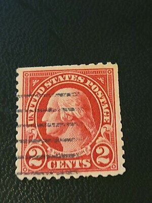 Old Vintage US GEORGE WASHINGTON 2c Red STAMP Used Unchecked - #4241 | eBay