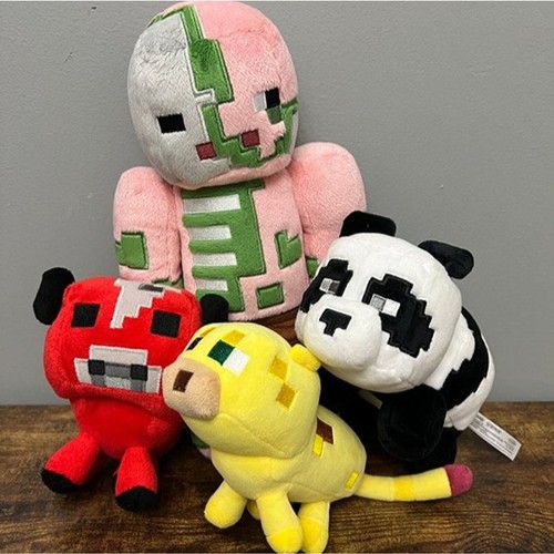 Mojang Minecraft Baby Zombie Pigman, Mooshroom, Baby Ocelot & Panda ...