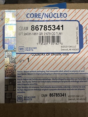 Genuine Passenger Side RH Tail Lamp 86785341 2010-2023 Traverse OEM ...