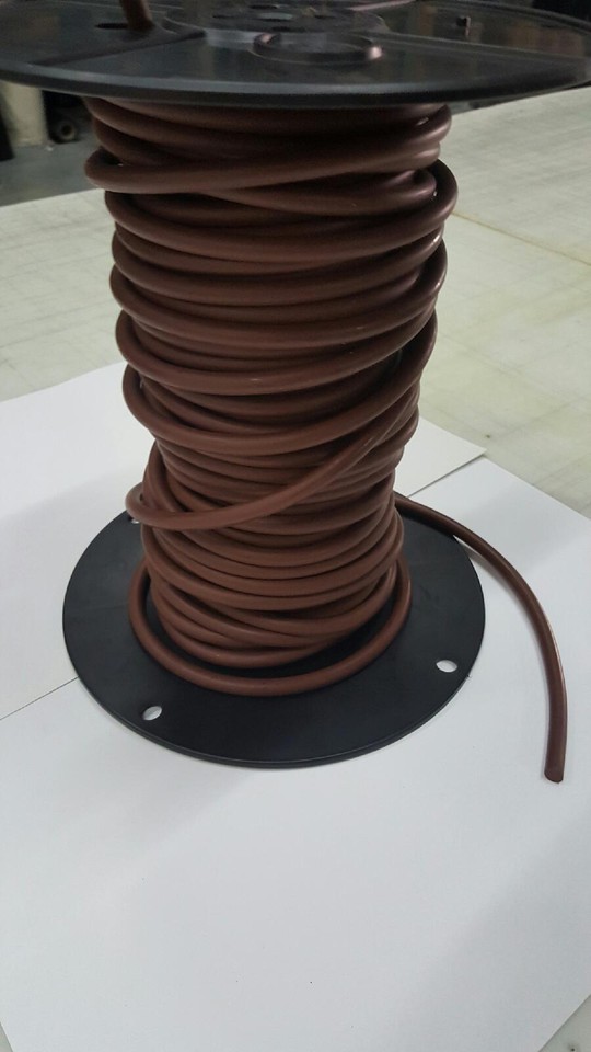 VITON O-RING CORD .3750 75 DURO 3/8" 9.525 MM THICK BROWN | eBay