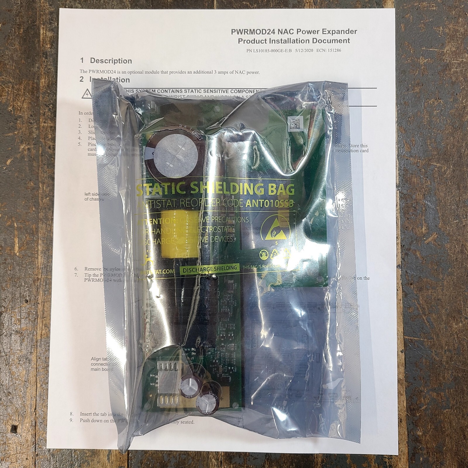 FIRE-LITE FIRELITE PWRMOD24 - 3 AMP NAC POWER EXPANDER MODULE - NEW ...