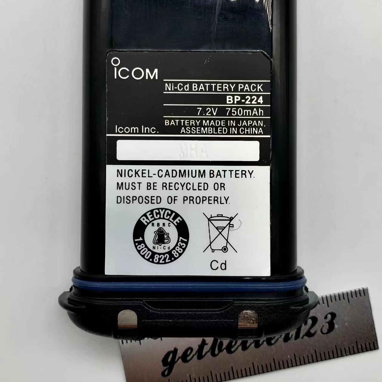 NEW ICOM BP-224 7.2V/750mA Battery Pack for IC-M2A IC-M2 IC-GM1600 IC ...