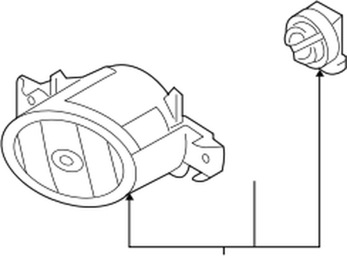 26155-9B91D Nissan Fog lamp assy-lh 261559B91D, New Genuine OEM Part | eBay