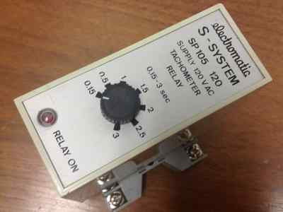 ELECTROMATIC - S-System - Tachometer Relay - SP105 (120VAC) - with 11 ...