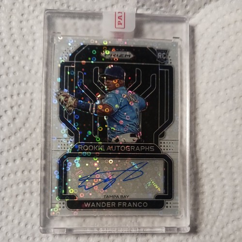 wander franco rookie card 2022 panini prizm autograph white donut ...