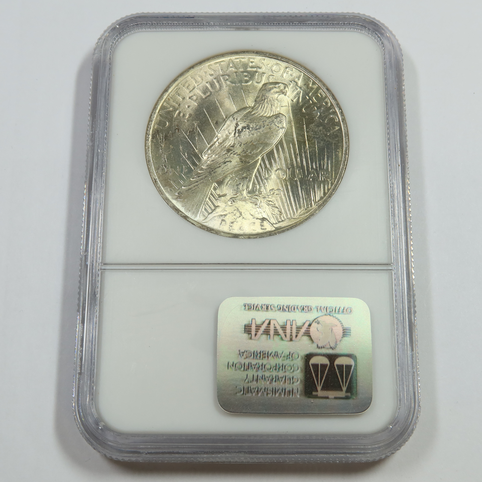 1922 P NGC MS63 Binion Collection Silver Hoard - Peace Dollar $1 US ...