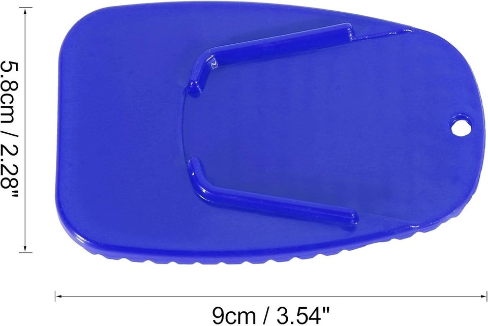 2pcs Motorcycle Kickstand Pad Support Plate Pad Parking Stand Side ...