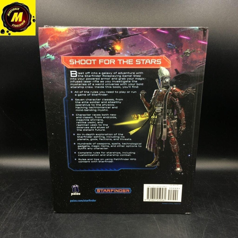 Starfinder – Core Rulebook (PZO7101) (Hardcover) - #18237 - Starfinder ...