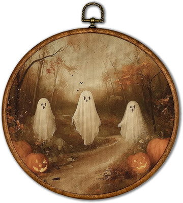 Fall Wall Decor Art - Retro Autumn Pumpkin Wall Art Canvas Frame ...