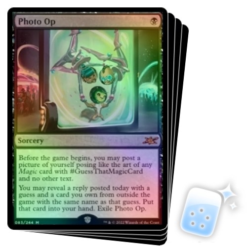 FOIL PHOTO OP X4 Unfinity Magic MTG MINT CARD | eBay