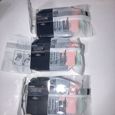 3/Pack Brother LC101 Cyan/Magenta/Yellow Ink Cartridges No Box | eBay